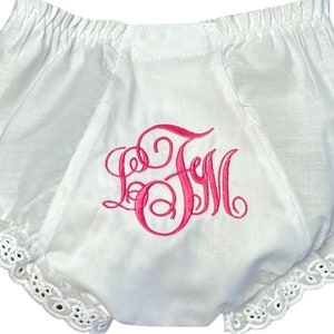 Personalized Diaper Cover or Bloomer, Can Be Embroidered With Monogram ...