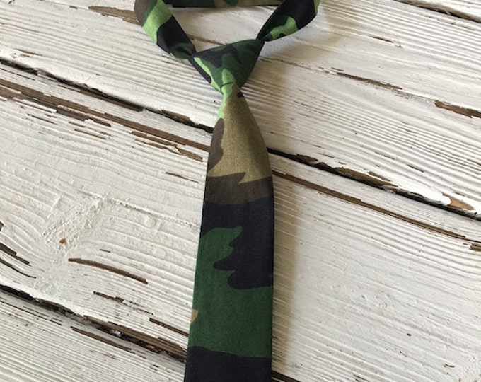 Boys Camo Necktie Boys Camo Tie Boys Hunting Tie Baby - Etsy