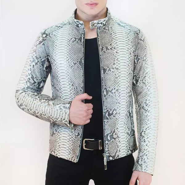 Reptile Skin Jacket - Etsy UK