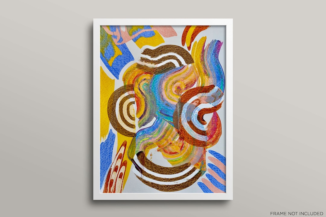Scrape Art on Paper, 9"x12", Original Art Work, Scrape Painting ...