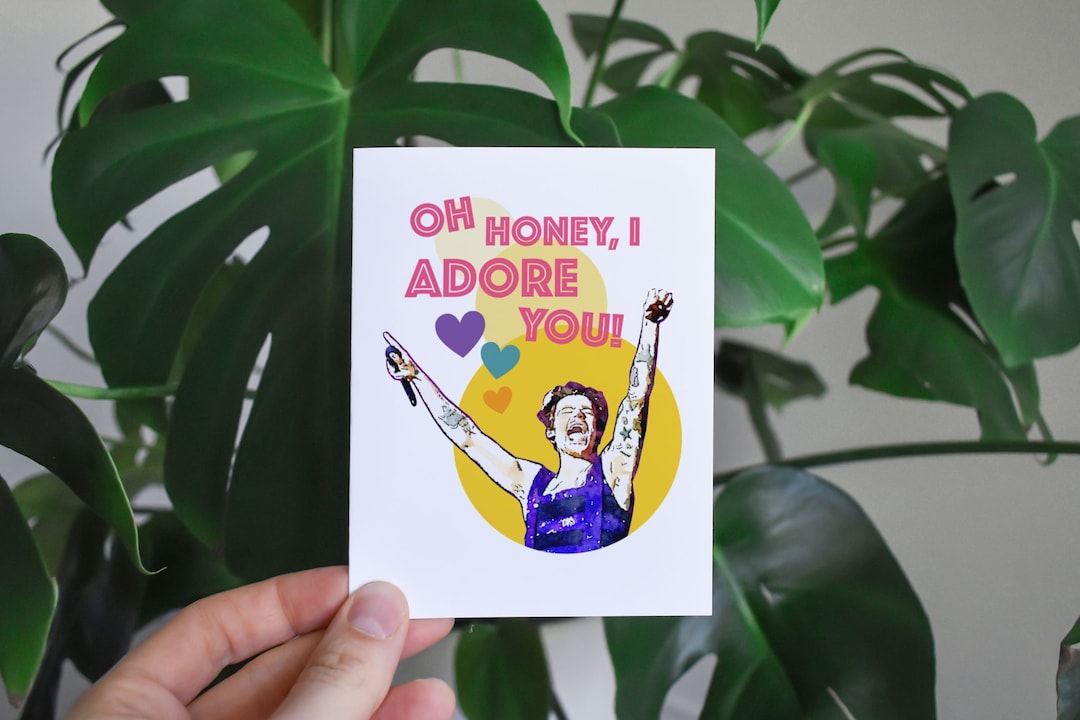 Harry Styles Card, Harry Styles Gift, Love on Tour Merch, Card for ...