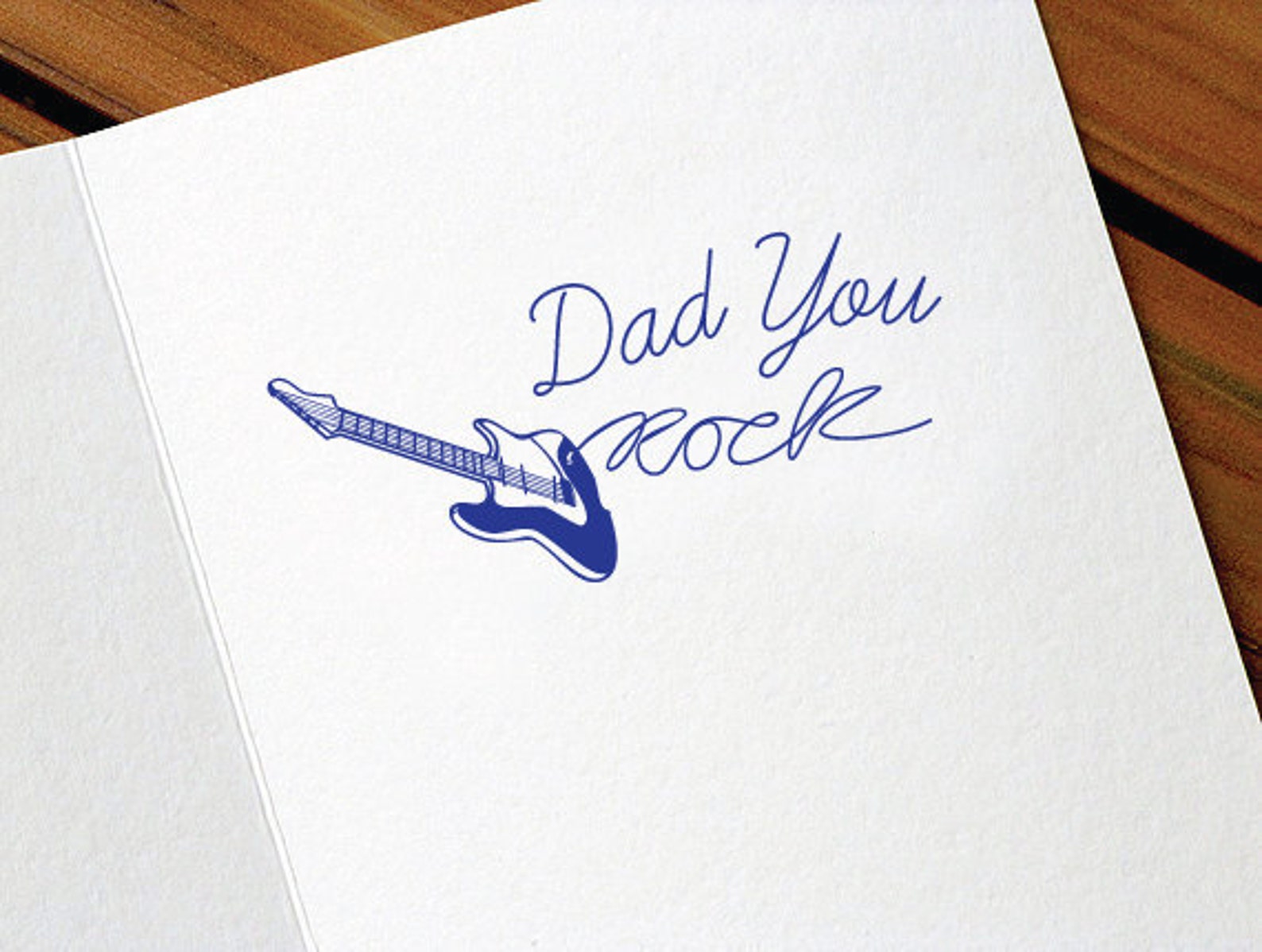 Punk Rock Card for Dad, Punk Greeting Card, Punk Music Card, Unique Dad ...