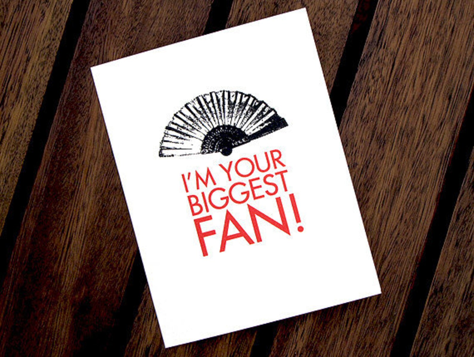 Funny Valentine Card Biggest Fan - Etsy