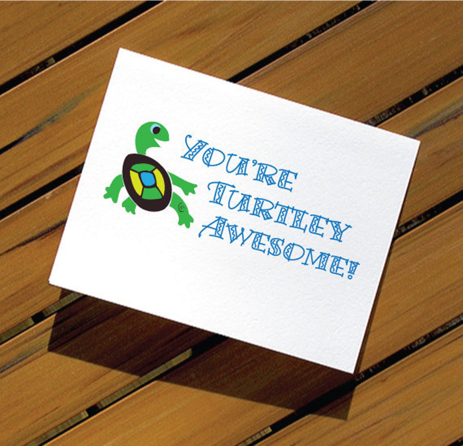 Cute Turtle Funny Valentine Card - Etsy