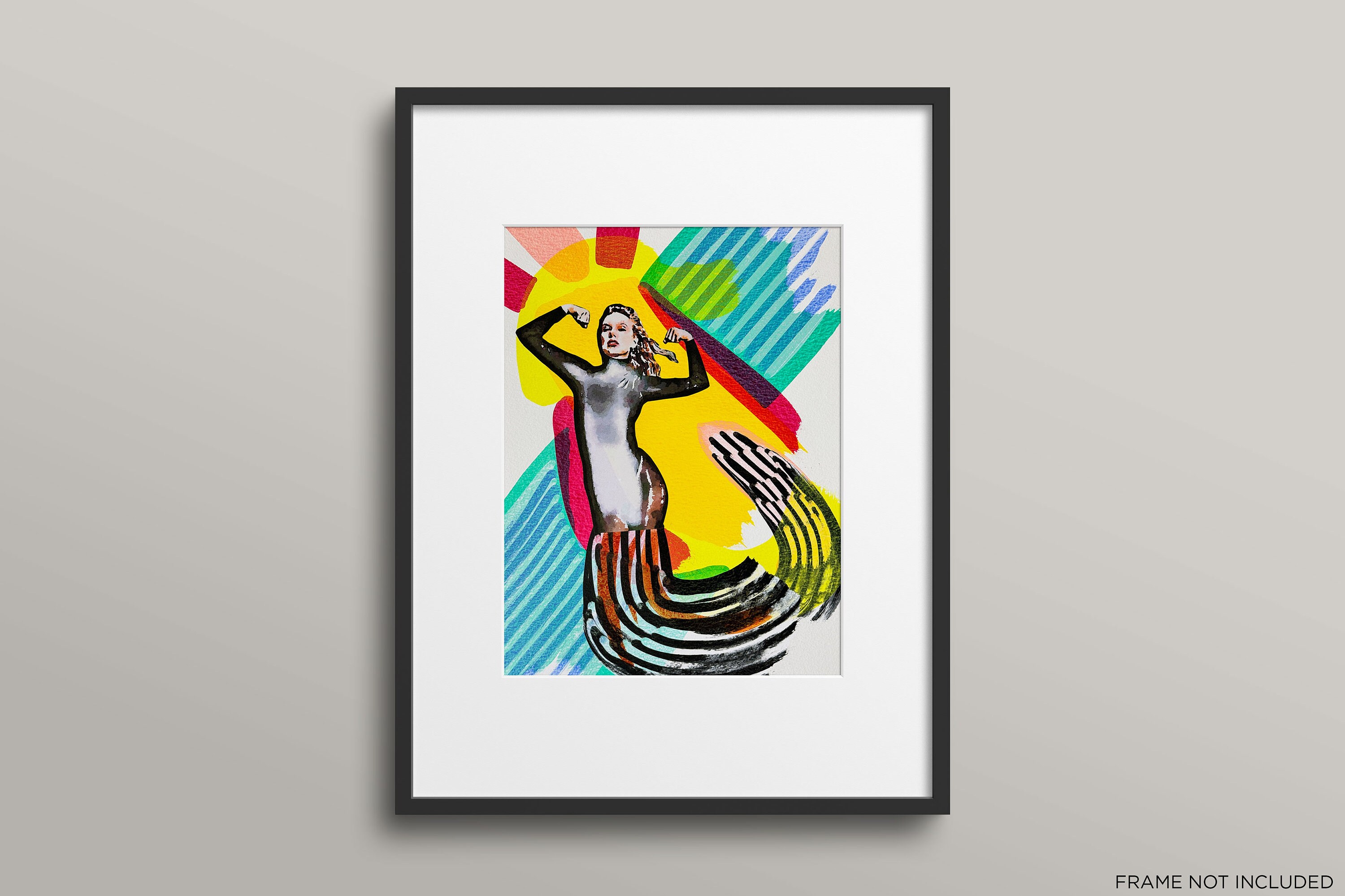 Taylor Swift Painting, Taylor Swift Wall Art, Taylor Swift Reputation ...