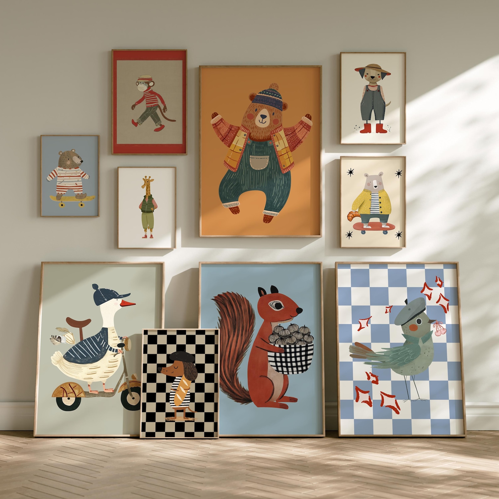 Kids Room Wall Art Bundle - 110+ Printable Kids Prints (digital ...