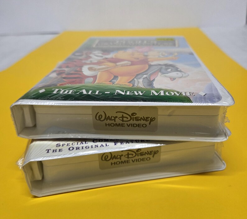 Sealed VTG Winnie the Pooh VHS Tapes Set of 2 Tapes Clamshell Cases - Etsy