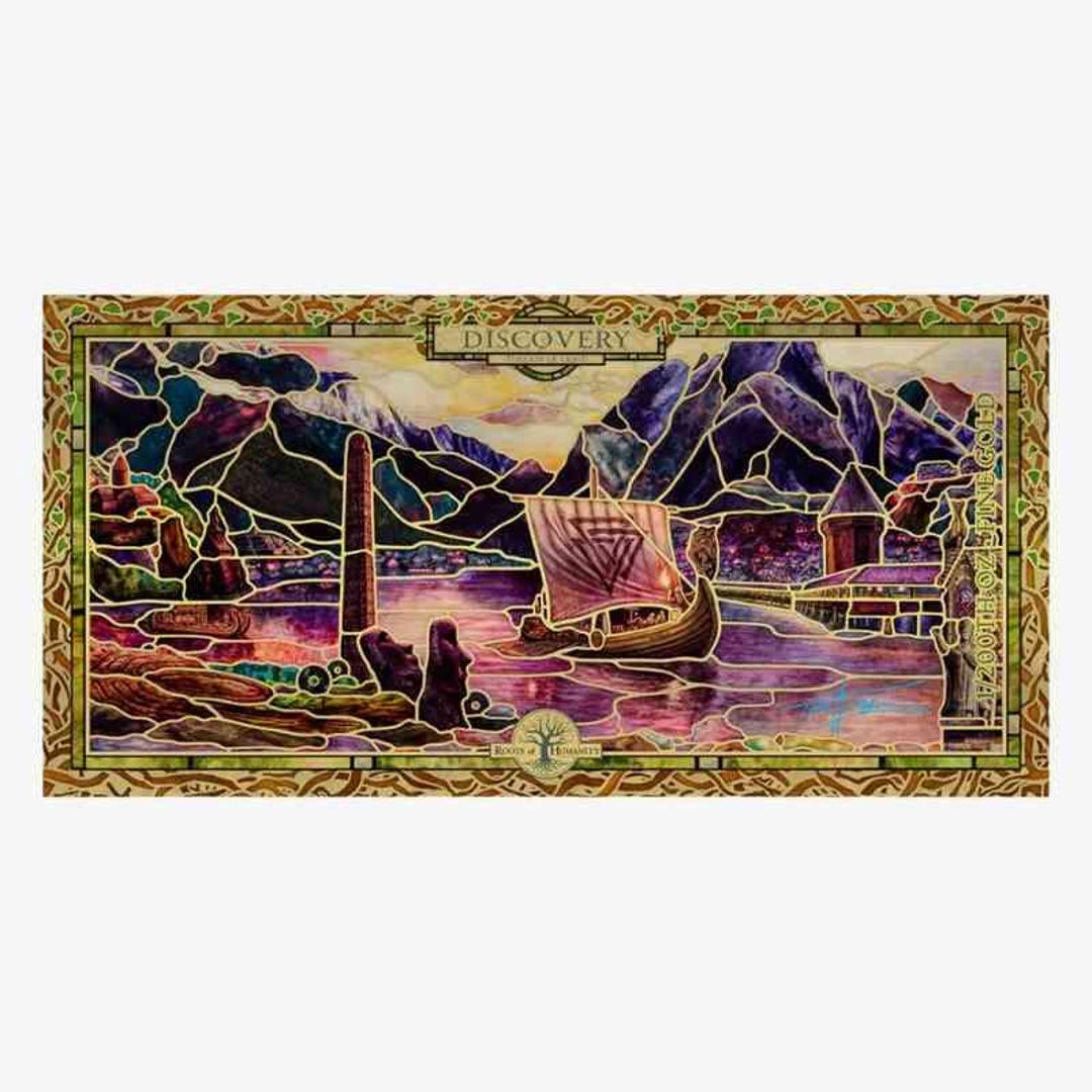 Cook Islands DISCOVERY 24k Gold Note | Collectible Coin - Etsy