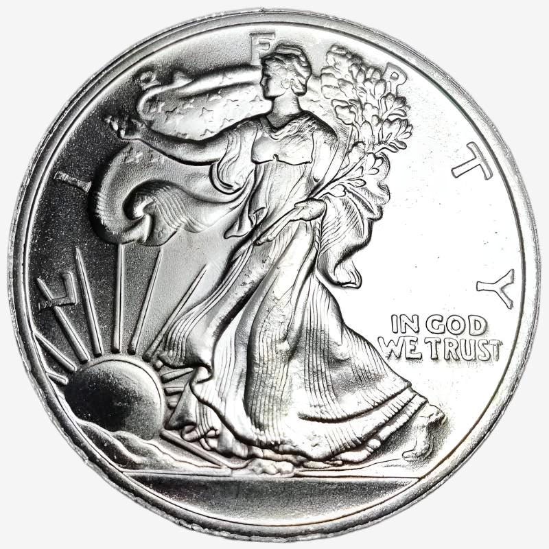 Round Troy Oz Silver - Etsy