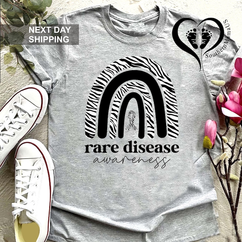 Rare Disease Awareness T-shirt, Rare Disease Rainbow Shirt, Zebra ...