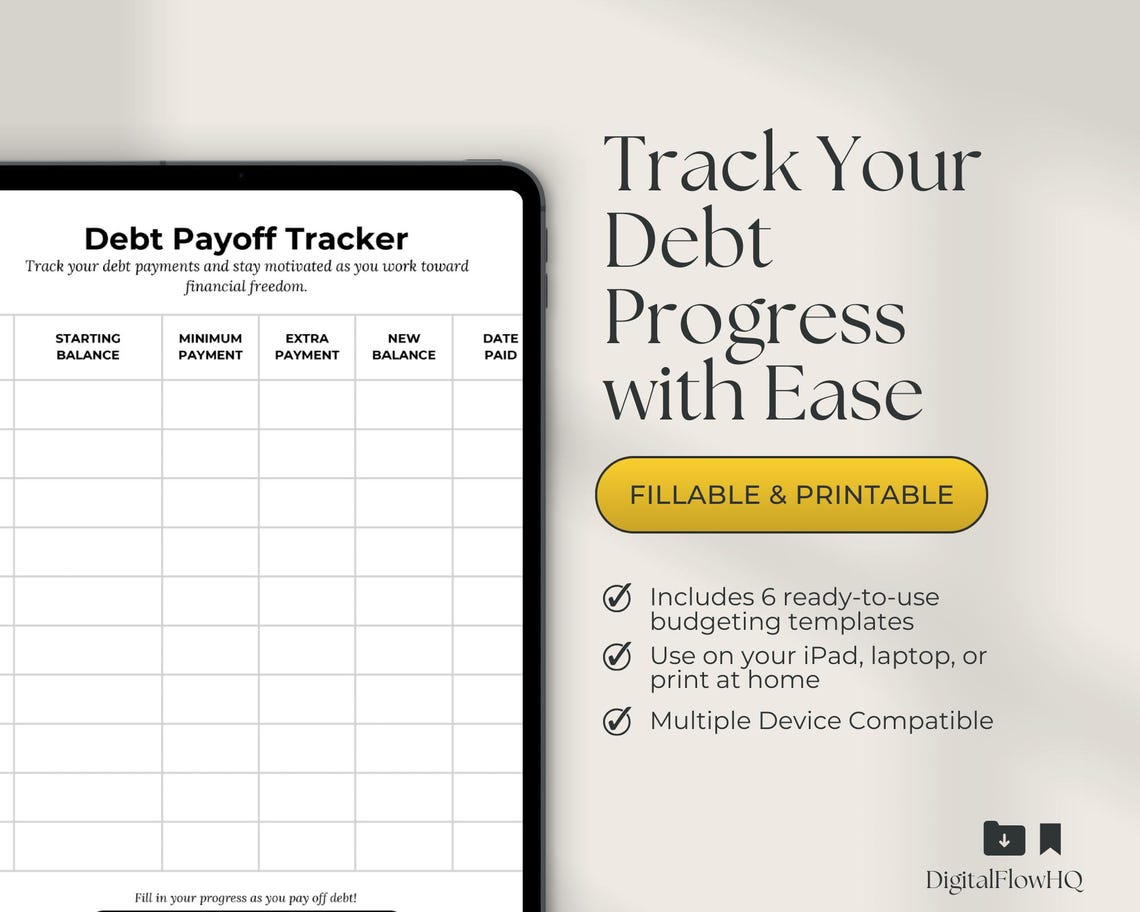 The Ultimate Finance Printable Bundle - Budget Planner, Savings ...