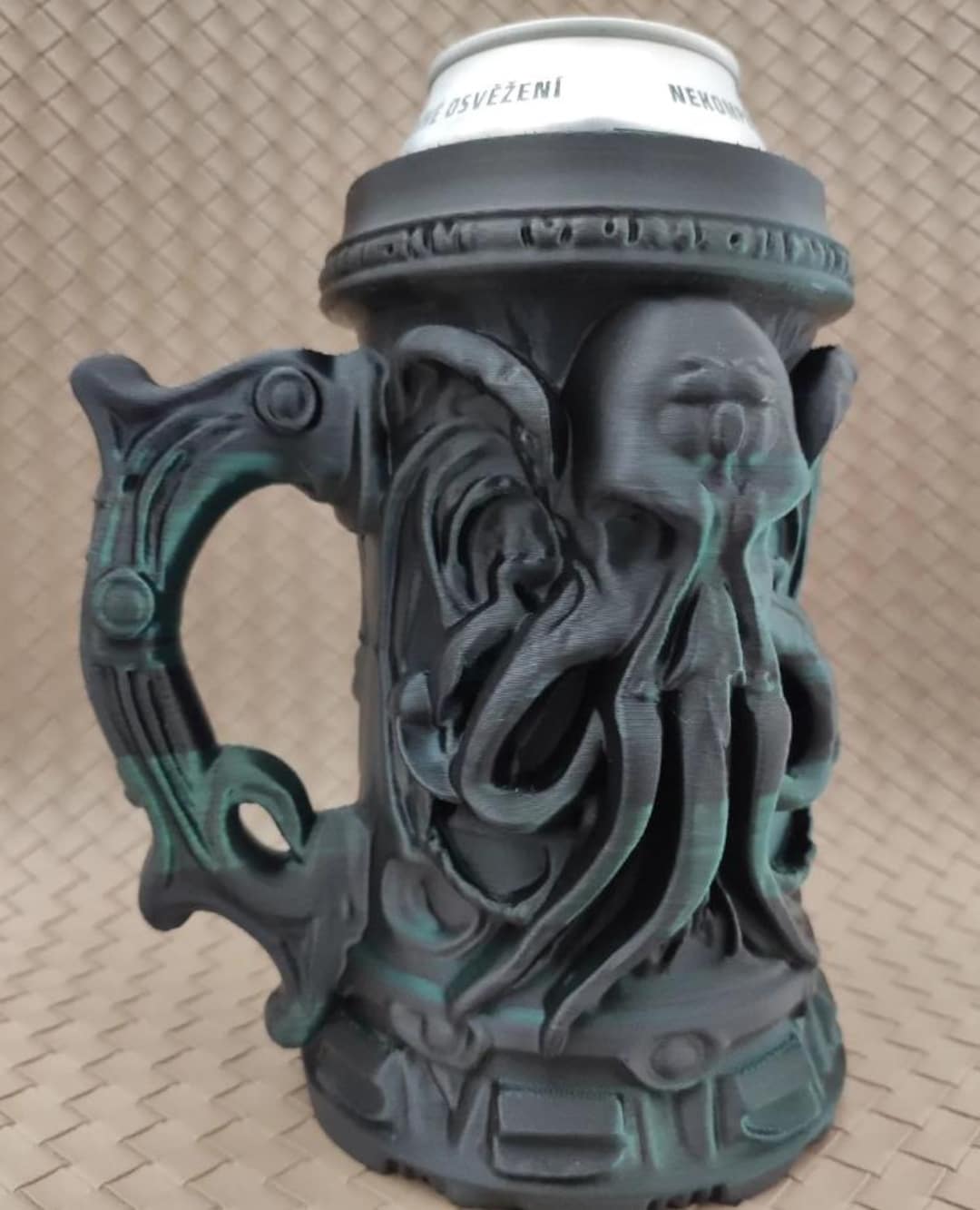 Cthulu Can Holder Beer Mug, STL File for 3d-printing, Otherwordly ...
