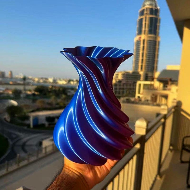 Designer Red Table Vase - Etsy