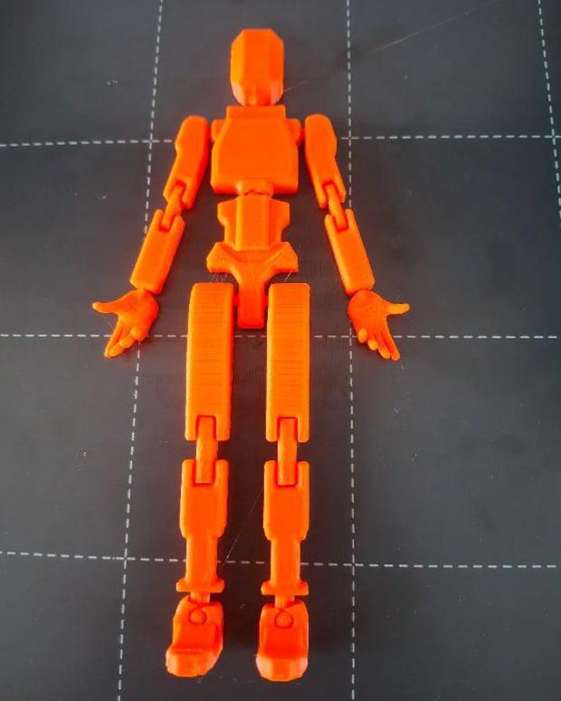 Print-in-place Dummy V13 – Iconic Posable Robot (no Assembly Required ...