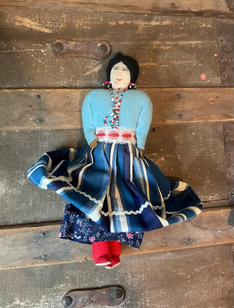 Vintage Traditional Navajo Cloth Dolls Circa 1930-1950’s, Handmade Folk ...