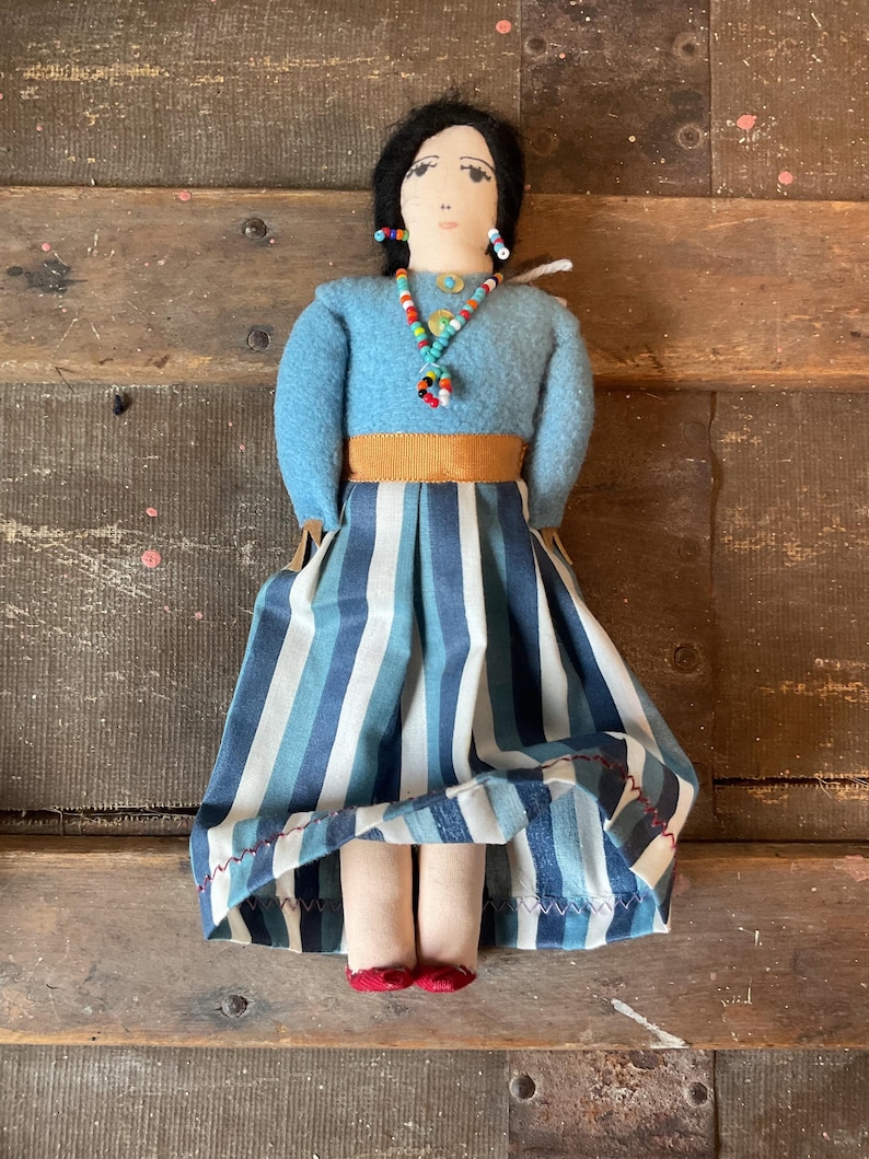 Vintage Traditional Navajo Cloth Dolls Circa 1930-1950’s, Handmade Folk ...