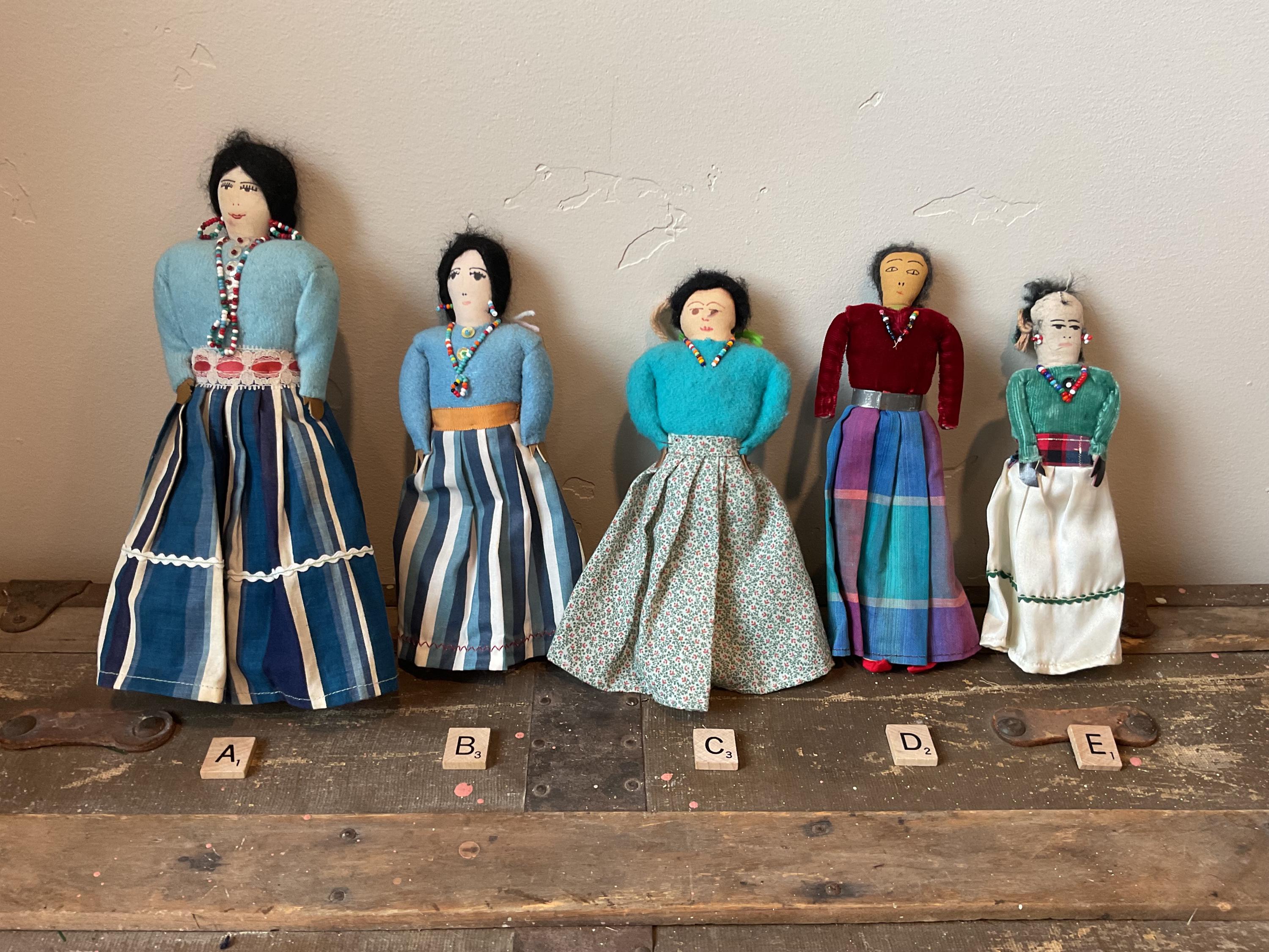 Vintage Traditional Navajo Cloth Dolls Circa 1930-1950’s, Handmade Folk ...