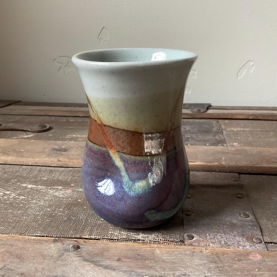 Rare Hanselmann Pottery Thumbprint Cup, Artist Signed, Discontinued ...