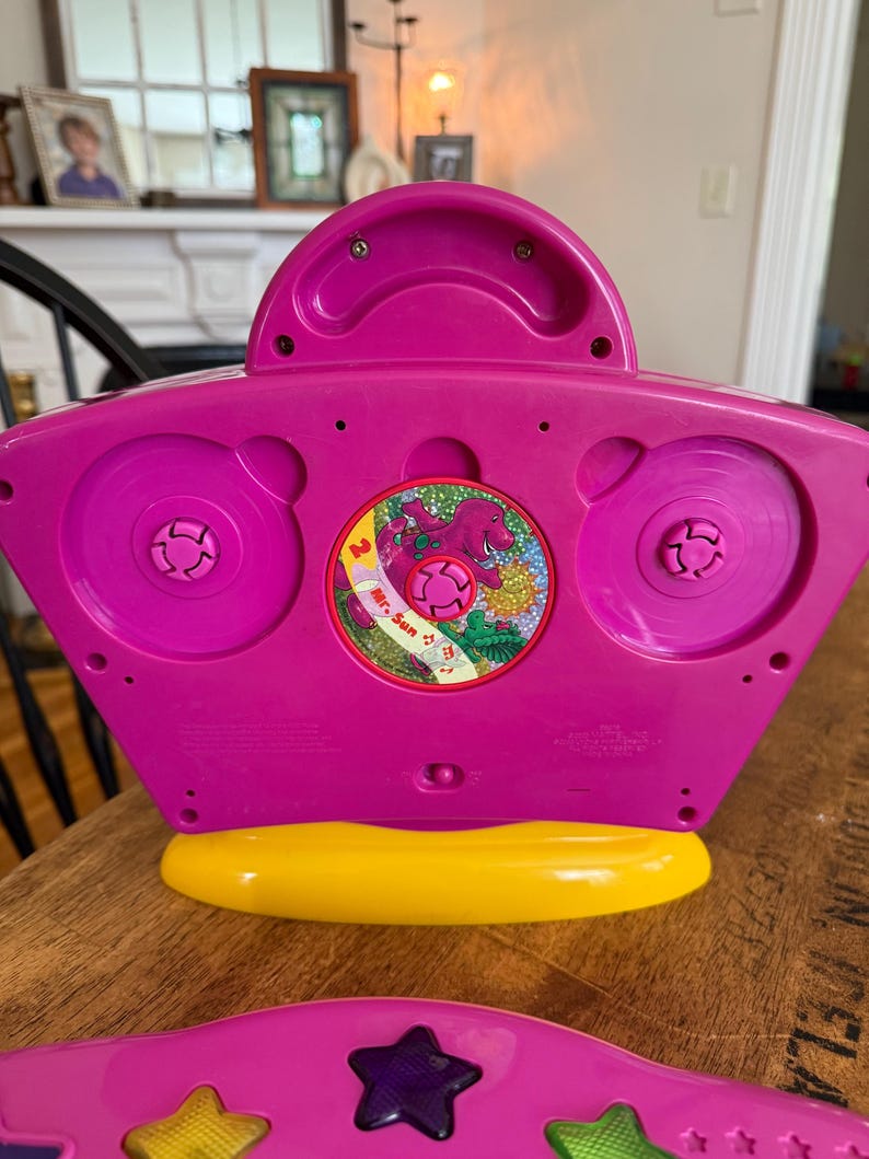 Barney Y2K Electronic CD Player and Keyboard - Etsy
