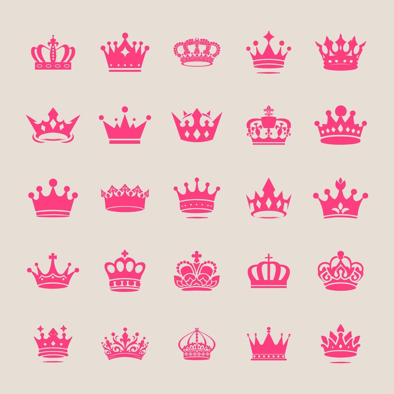 Royal Crown SVG File, King Crown SVG, Queen Crown SVG, Princess Tiara ...