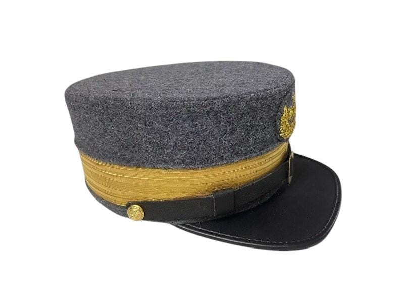 Reproducción rara del Kepi de oficial naval de la Confederación de la ...