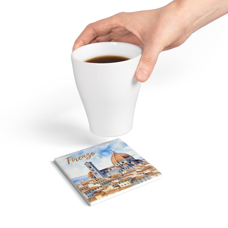 Firenze, Florence, Italy Ceramic Coaster - Etsy