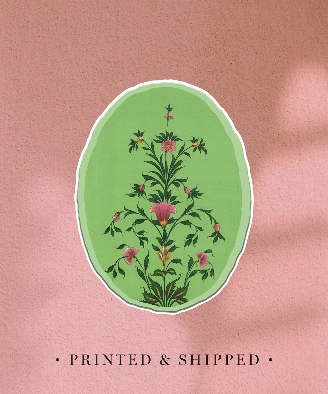 Indian Floral Design Sticker, Laptop Stickers, Gift Wrapping, Indian ...