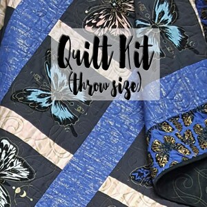 Ruby Star Fabrics Quilt Kit, Butterfly Quilt Kit, Easy Quilt Kit ...