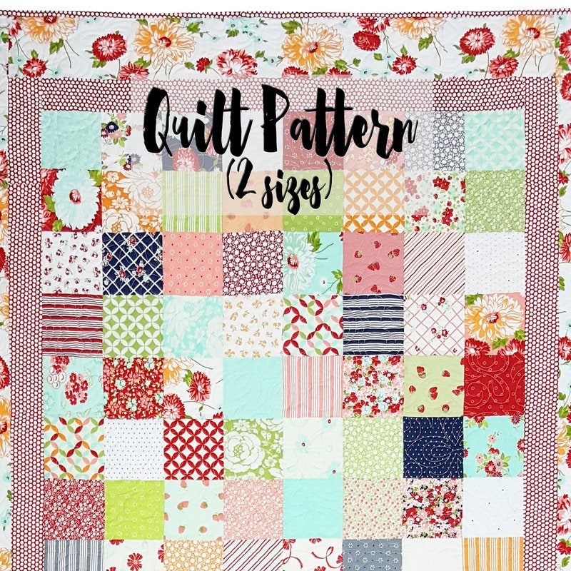 Charm Pack Quilt Pattern - Etsy