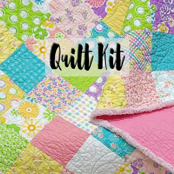 Bright Baby Quilt - Etsy