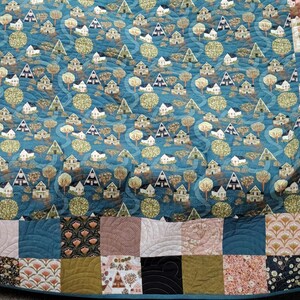 Quaint Cottage Quilt Kit, Easy Quilt Kit, Beginner Quilt Kit, Throw ...