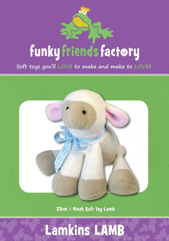 Funky Friends Factory Stuffed Animal Pattern Stuffie | Etsy