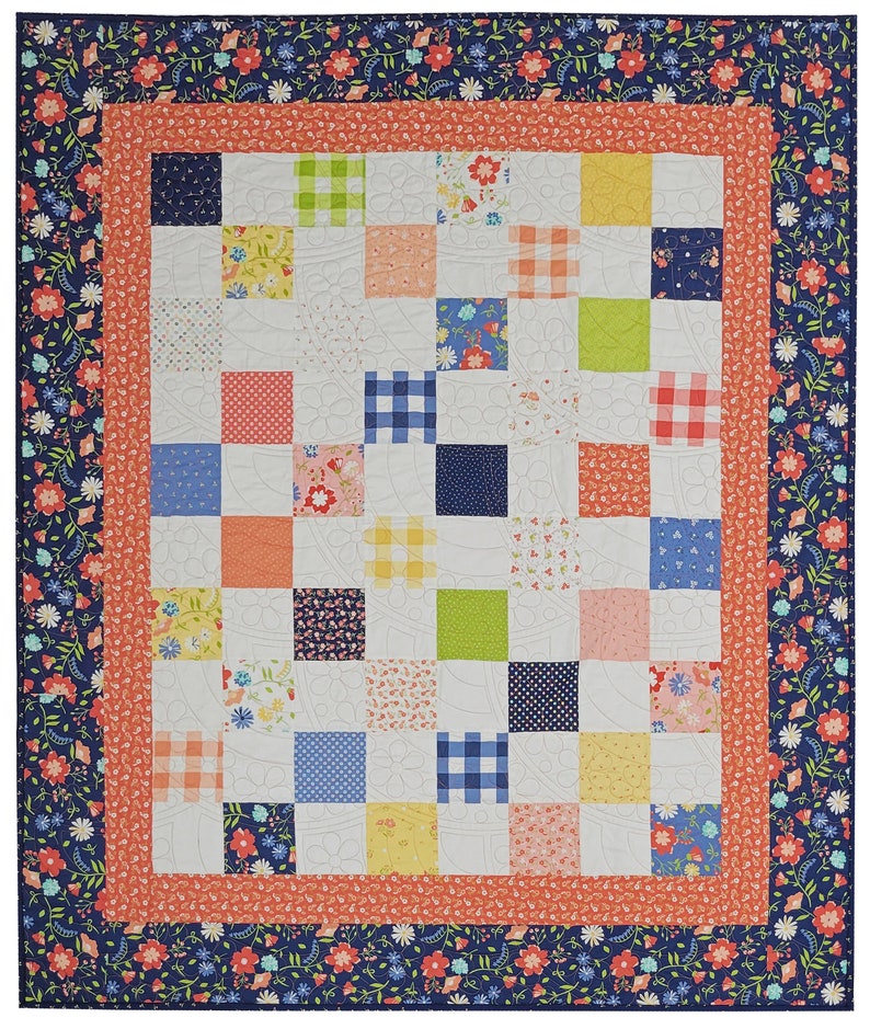 Easy Quilt Kit Beginner Quilt Kit Throw Quilt Kit Patchwork - Etsy