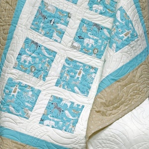Baby Quilt Kit, Easy Quilt Kit, Beginner Quilt Kit, DIY Quilted Baby ...