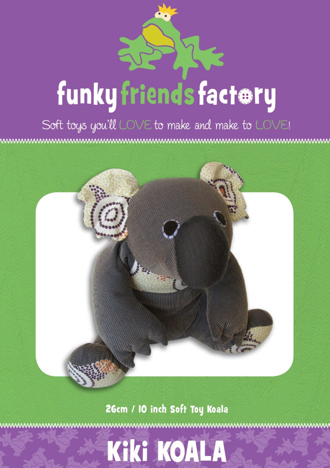 Funky Friends Factory, Stuffed Animal Pattern, Stuffie Pattern, Pauline ...