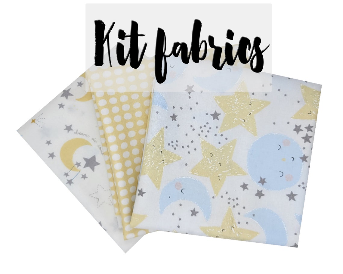 Baby Quilt Kit Easy Quilt Kit Beginner Quilt Kit DIY Stars - Etsy