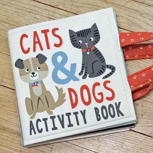 Dog Daze Activity Book Panel, Moda Book Panel, Dog & Cat Game Book ...