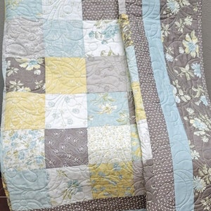 Easy Quilt Kit, Beginner Quilt Kit, Throw Quilt Kit, Patchwork Quilt ...