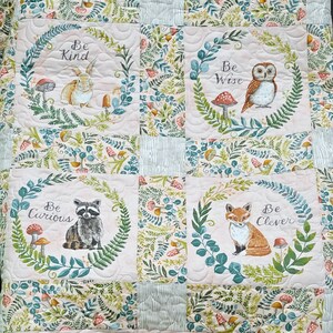 Digital Panel Quilt Pattern, Easy Beginner Quilt Pattern, Baby Quilt ...