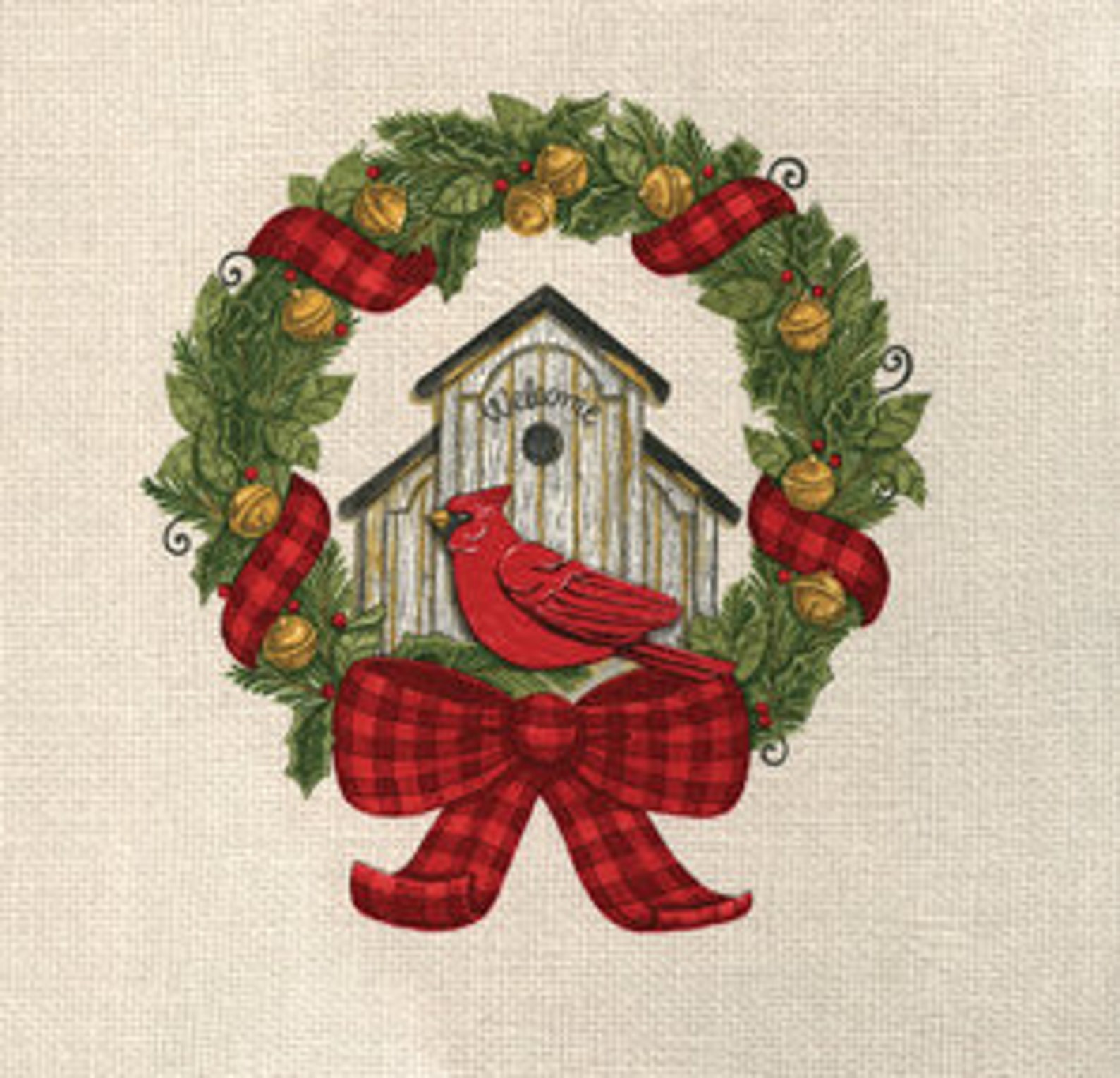 Moda Quilt Panel Outdoor Christmas Print Panel Holiday - Etsy