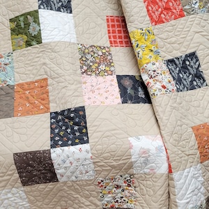 Easy Quilt Kit, Beginner Quilt Kit, Pre Cut Quilt Kit, Charm Pack Quilt ...