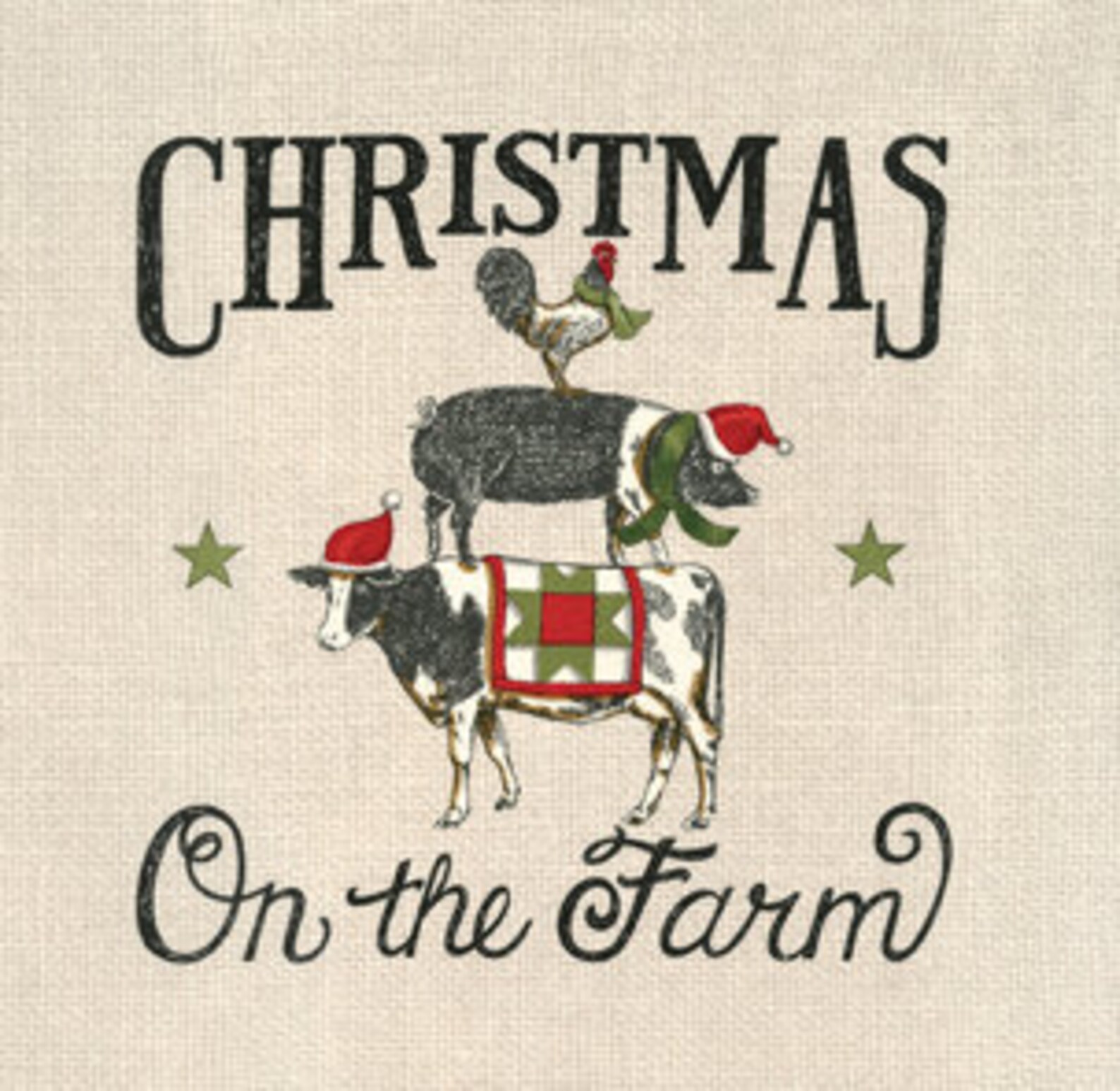 Moda Quilt Panel Outdoor Christmas Print Panel Holiday - Etsy