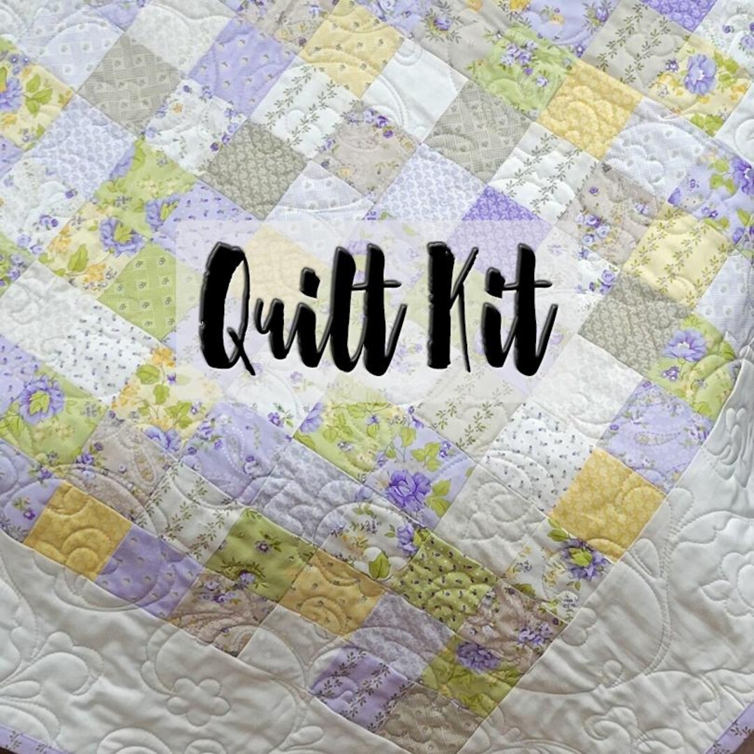 Easy Quilt Kit, Beginner Quilt Kit, Gender Neutral Quilt Kit, DIY ...