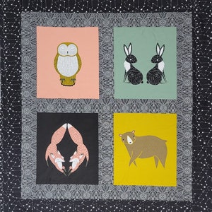 Moda Panel Quilt Kit, Easy Quilt Kit, Beginner Quilt Kit, Throw Size ...