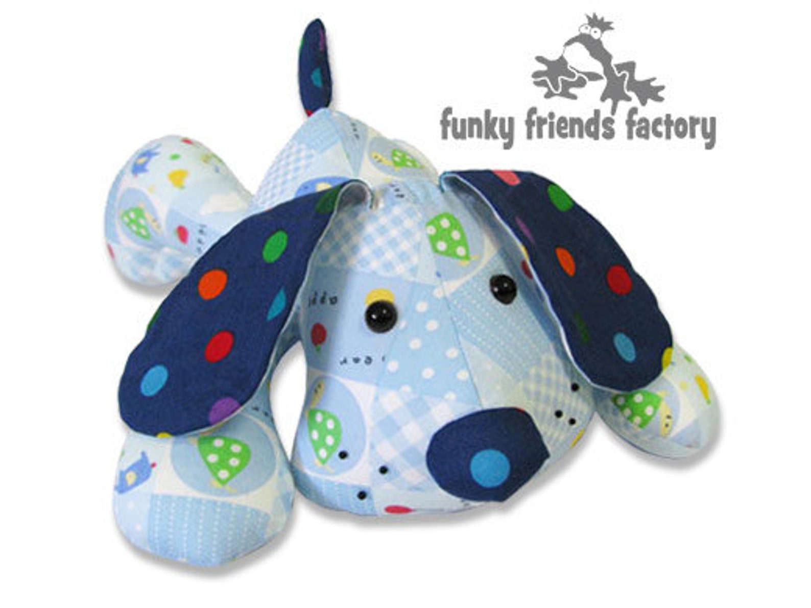 Funky Friends Factory Stuffed Animal Pattern Stuffie - Etsy