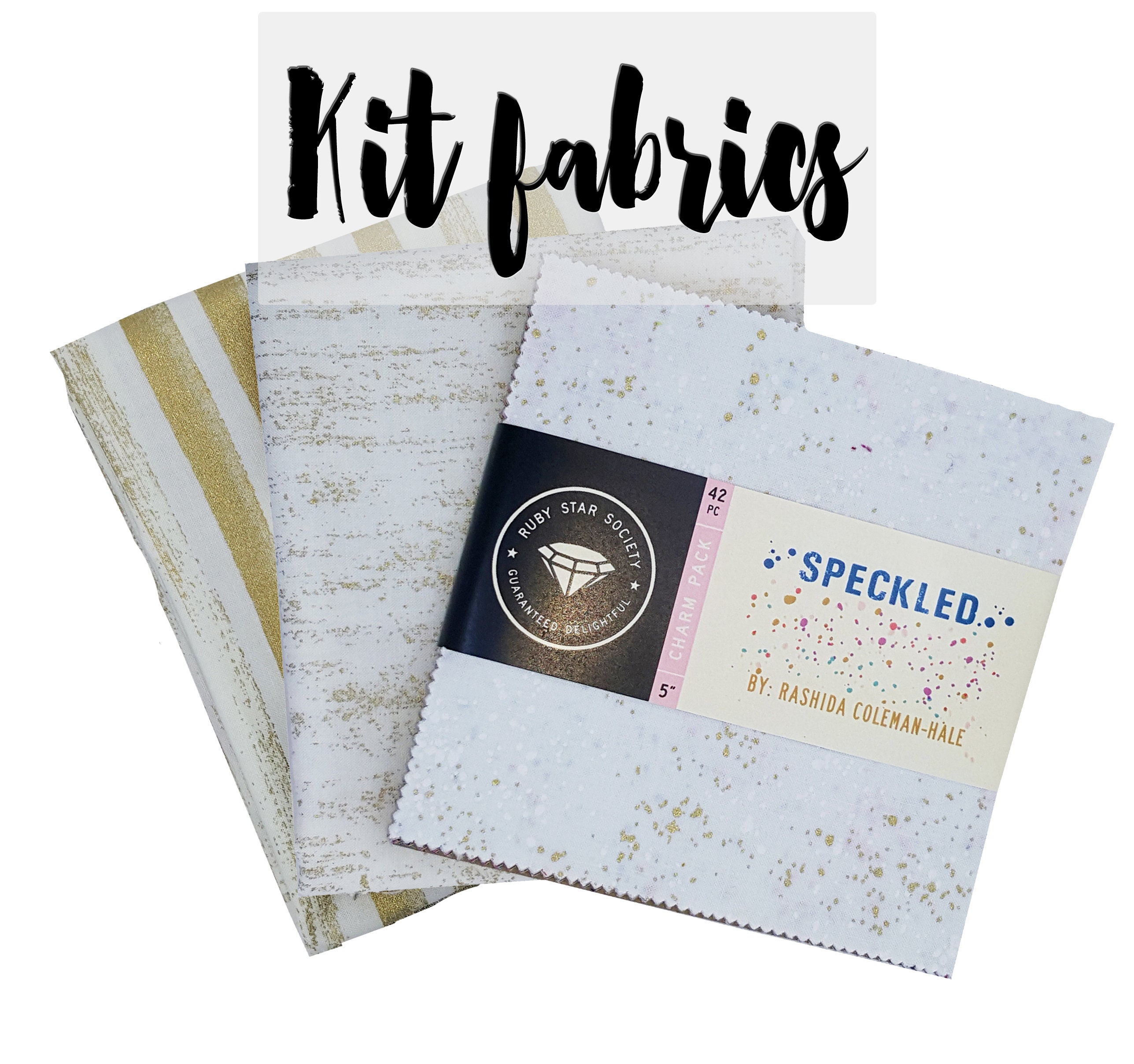 Easy Beginner Quilt Kit, Ruby Star Quilt Kit, Color Block Quilt Kit ...