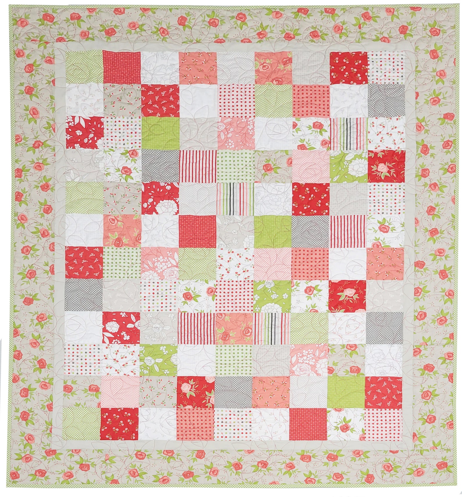 Easy Quilt Kit Beginner Quilt Kit Throw Quilt Kit Patchwork - Etsy