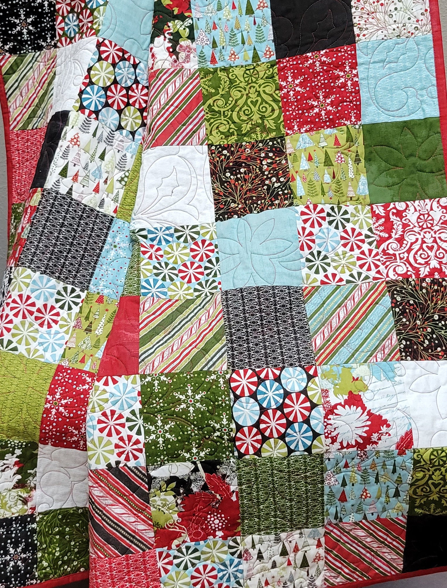 Easy Quilt Kit, Beginner Quilt Kit, Pre Cut Quilt Kit, Charm Pack Quilt ...