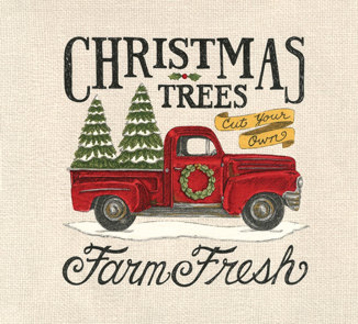 Moda Quilt Panel Outdoor Christmas Print Panel Holiday - Etsy