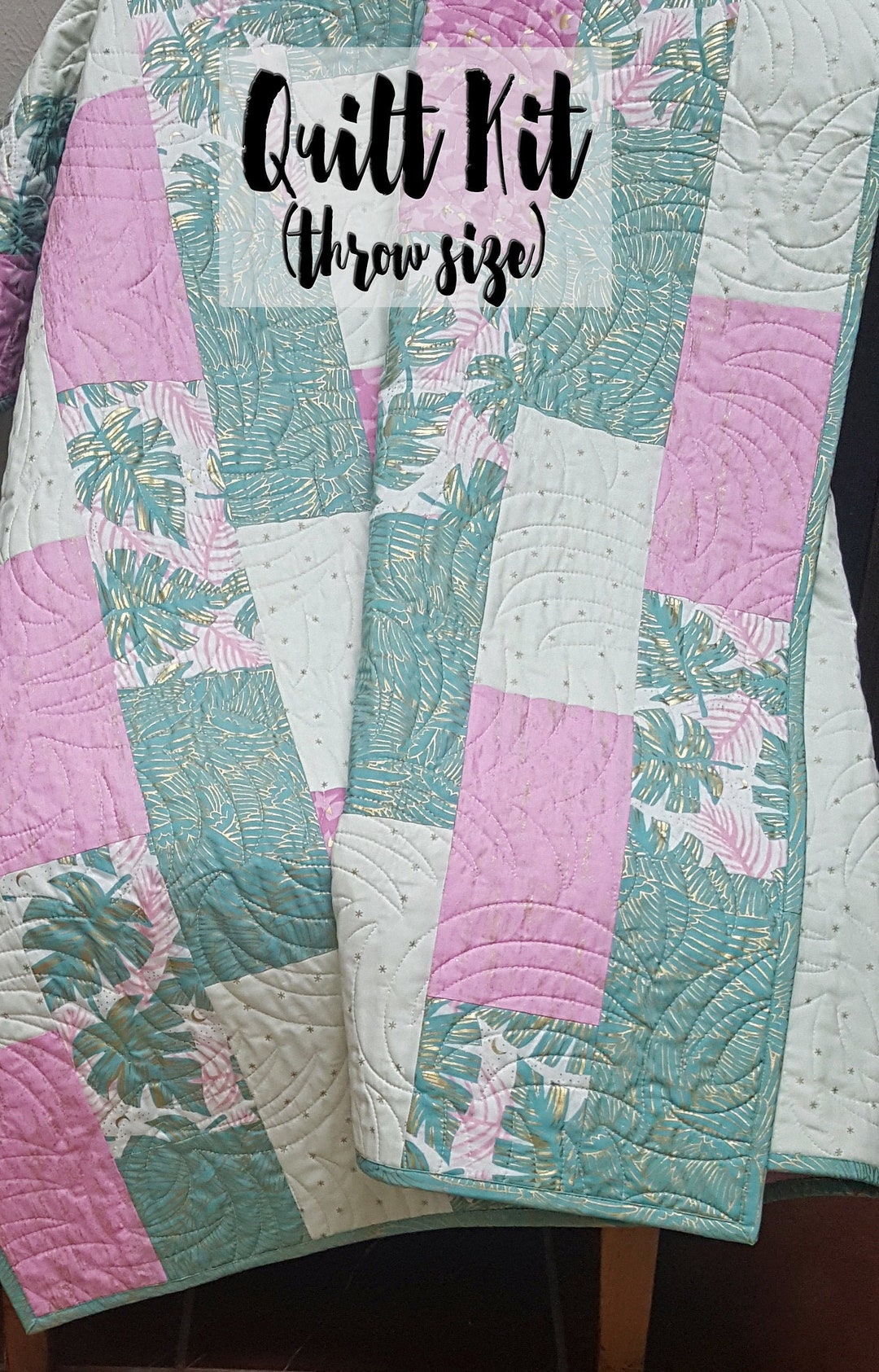 Easy Quilt Kit Beginner Quilt Kit Throw Quilt Kit Florida - Etsy
